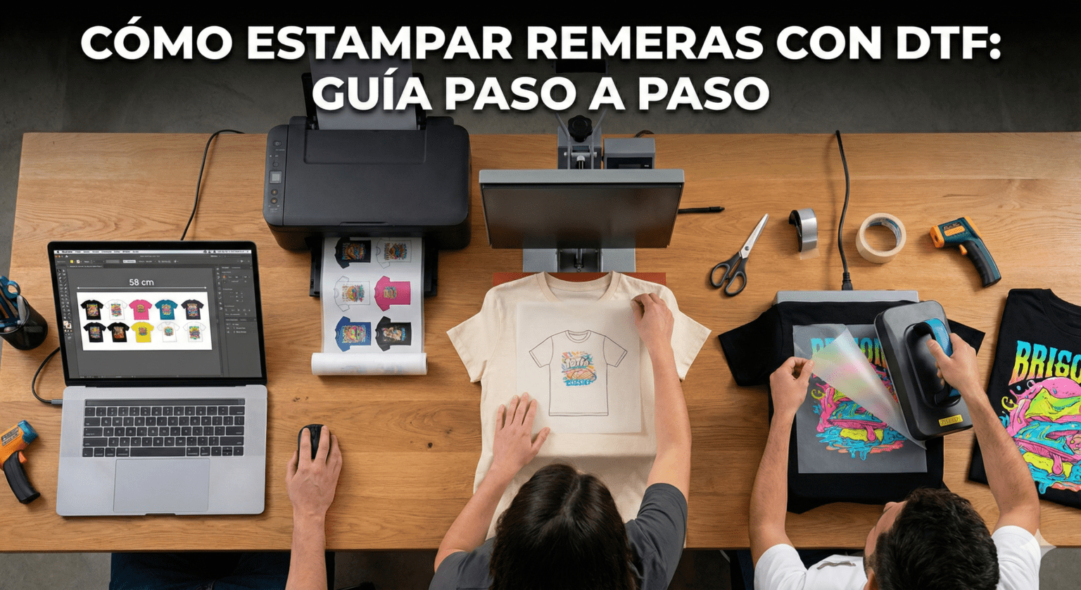 Cómo estampar remeras de algodón con DTF: Guía paso a paso 2026 ...